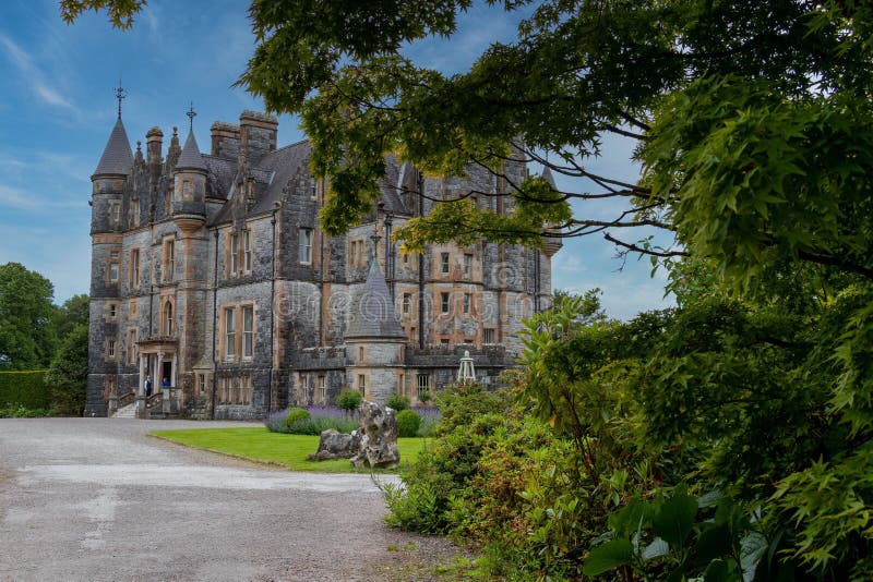 Low-angle View of Muckross House in Killarney, Ireland Stock Image ...