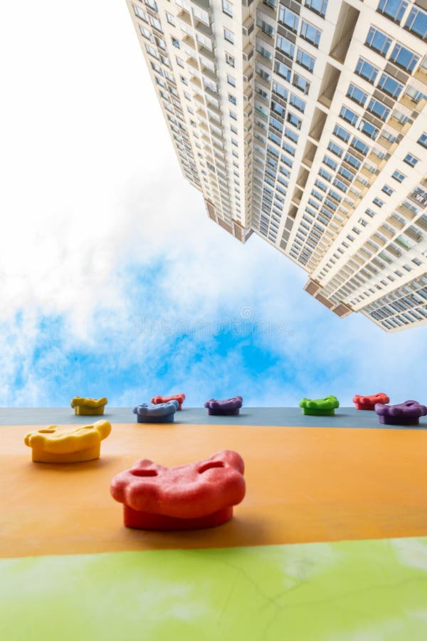 Part of Playing Facility for Children in a Residential Area Vertical ...