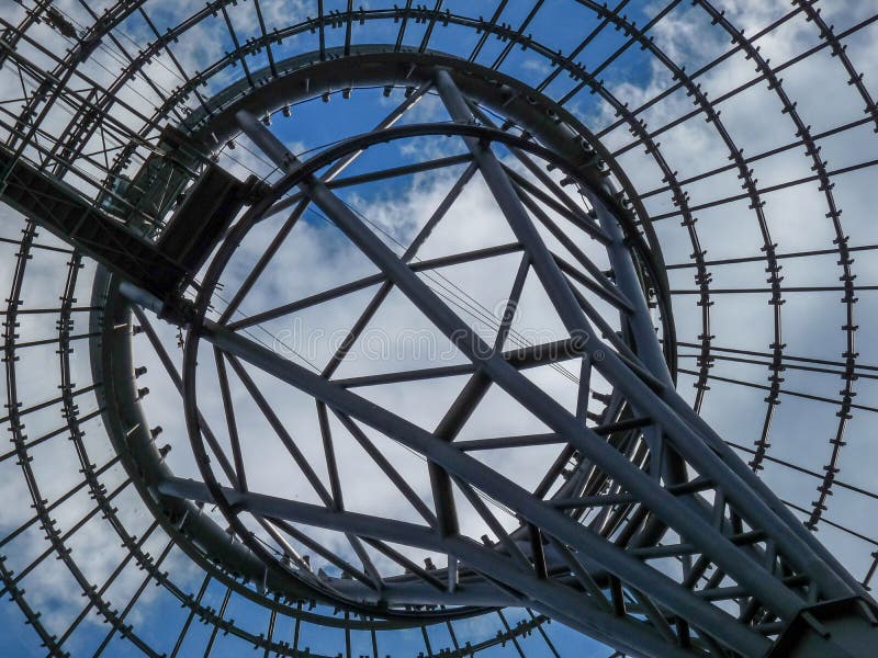 Low Angle View of the Sony Center Ceiling Editorial Stock Photo - Image ...