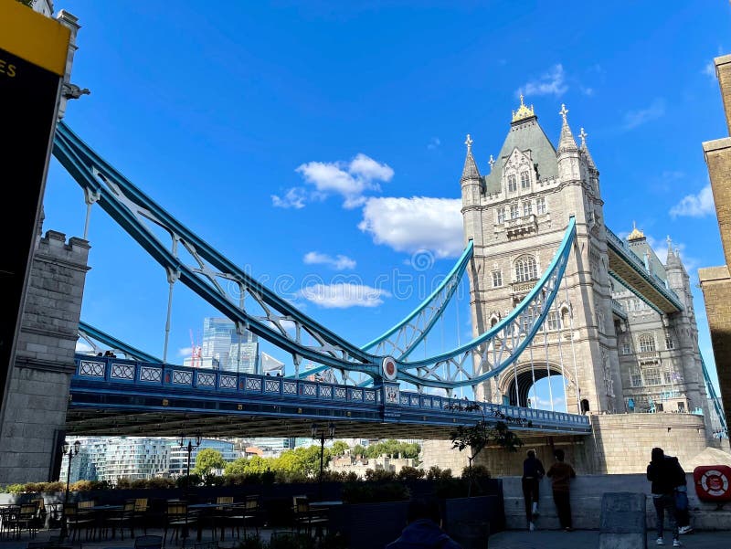 Low-angle View of Tower Bridge Located in London, England Editorial ...