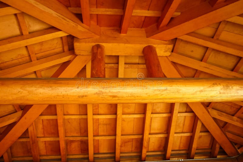 Abstract Ceiling in Office Building, Interior Design. Details of Modern ...