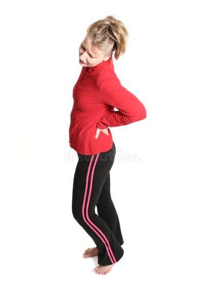 Low back pain stock image. Image of fatigue, woman, stressed - 503625