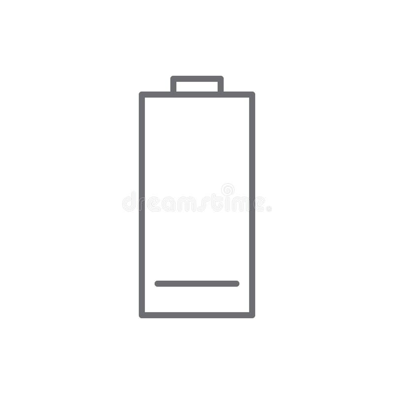 Low battery electric icon stock illustration. Illustration of phone ...