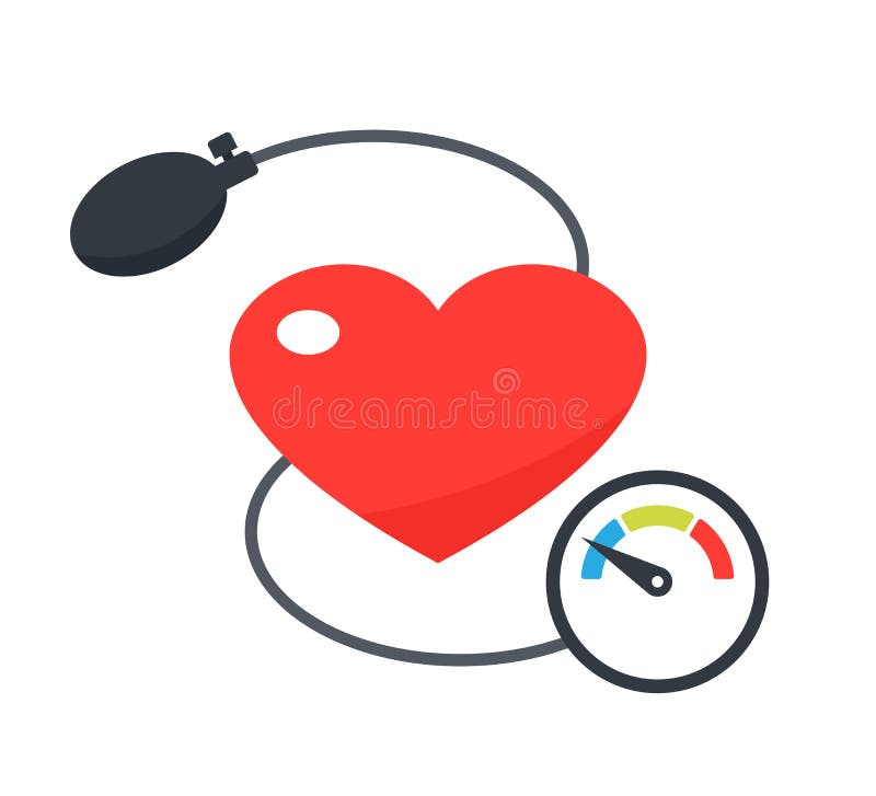 Low blood pressure icon. stock vector. Illustration of cardiology ...