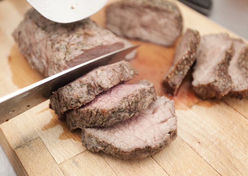 Low-calorie baked meat stock photo. Image of person, pepper - 46758276