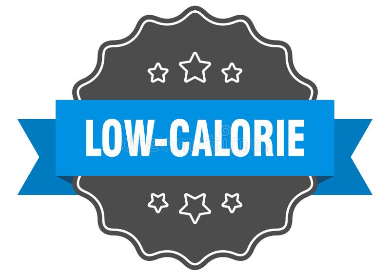 Low-calorie Sticker. Square Isolated Label Sign. Peeler Stock Vector ...