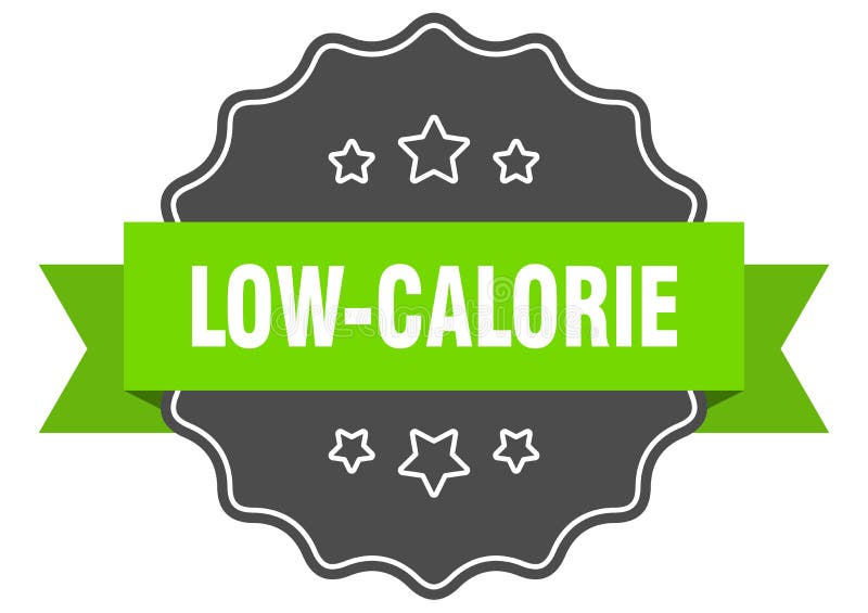 Low Calorie Label or Sticker Stock Vector - Illustration of nutrient ...