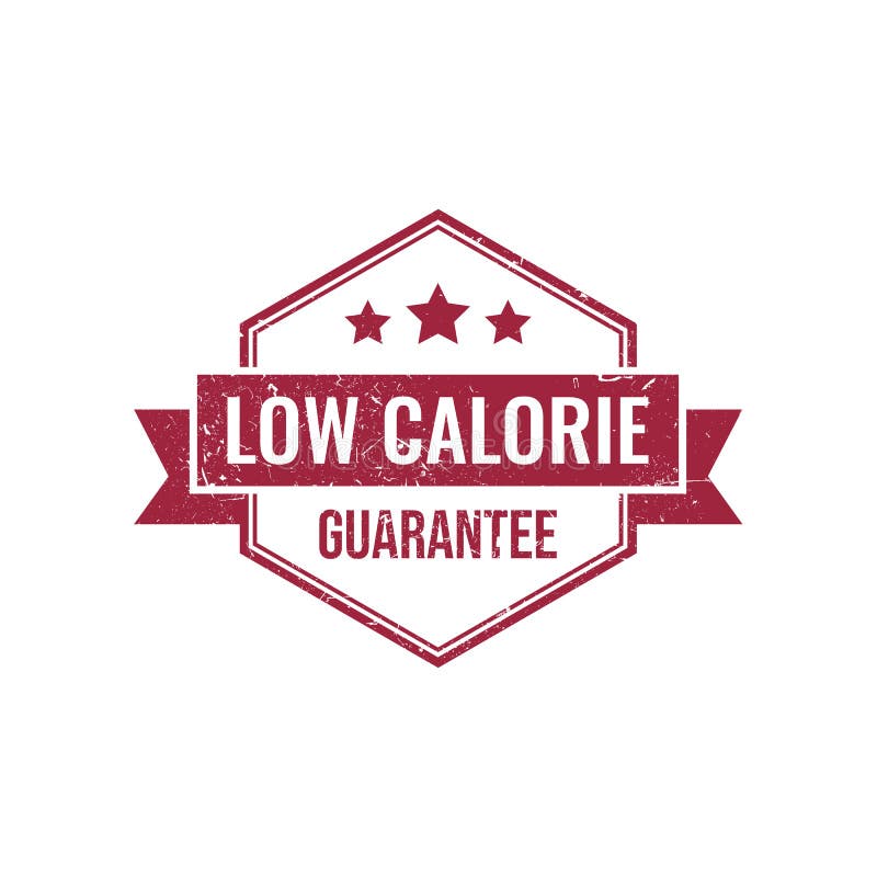 Low Calorie Label or Sticker Vector Image Stock Illustration ...