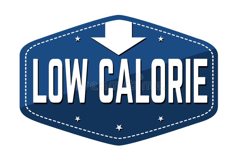 Low Calorie Label or Sticker Stock Vector - Illustration of nutrient ...
