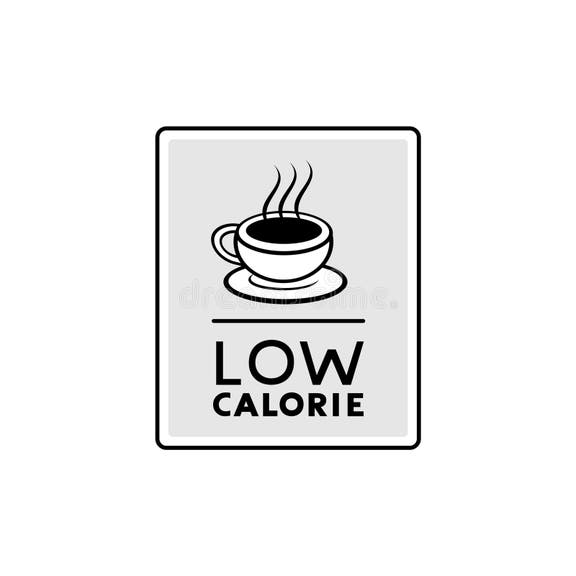 Low calorie message symbol stock vector. Illustration of food - 290275950
