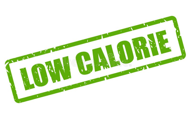 Low-calorie Stamp. Square Grunge Sign Isolated on White Background ...