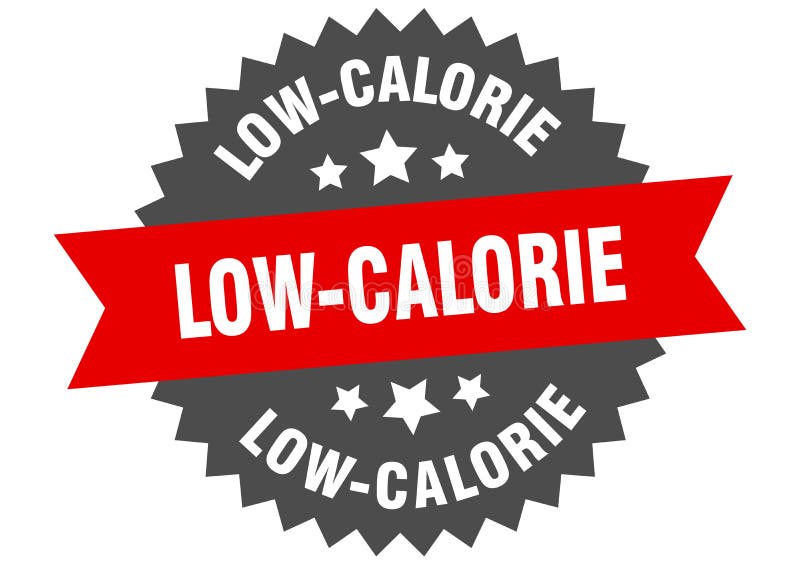 Low-calorie Sign. Low-calorie Round Isolated Ribbon Label Stock Vector ...