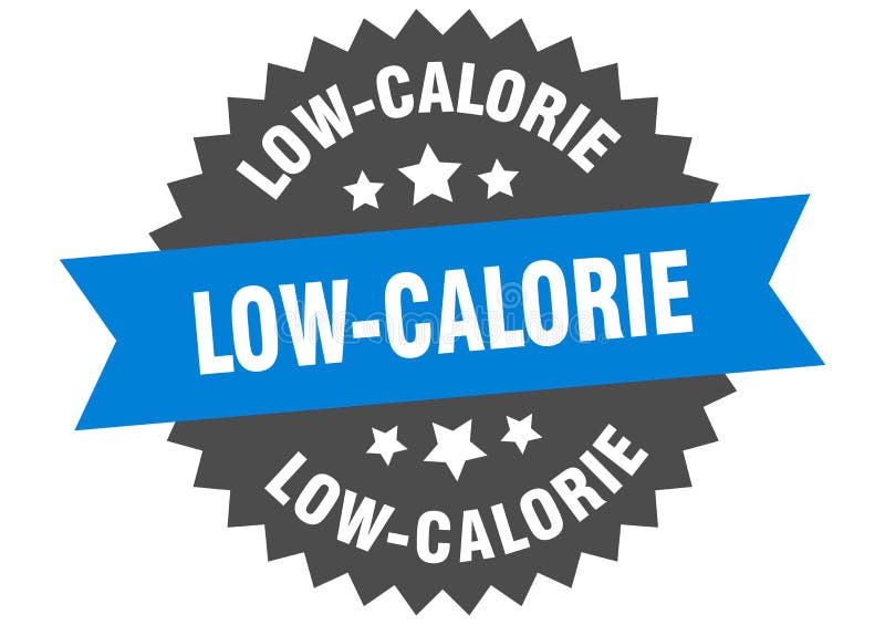 Low-calorie Sign. Low-calorie Round Isolated Ribbon Label Stock Vector ...