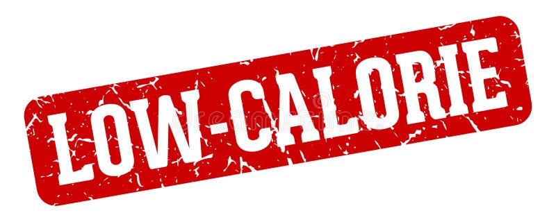 Low-calorie Rectangular Sign. Low-calorie Stamp Stock Vector ...