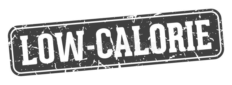 Low-calorie Rectangular Sign. Low-calorie Stamp Stock Illustration ...