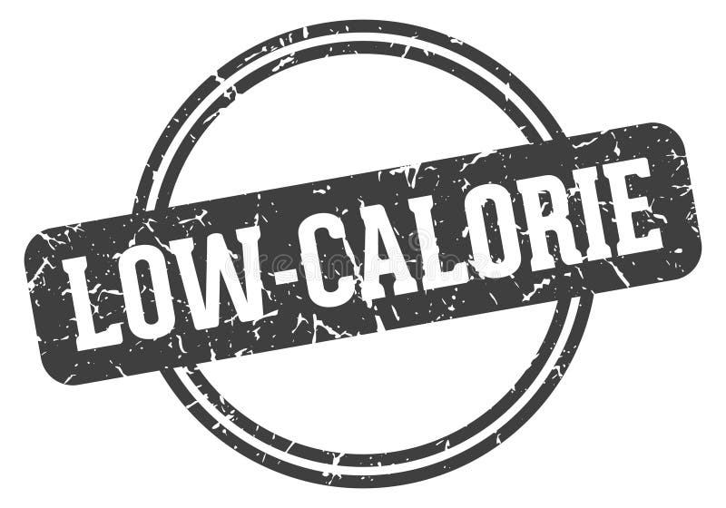 Low-calorie stamp stock vector. Illustration of label - 347663890