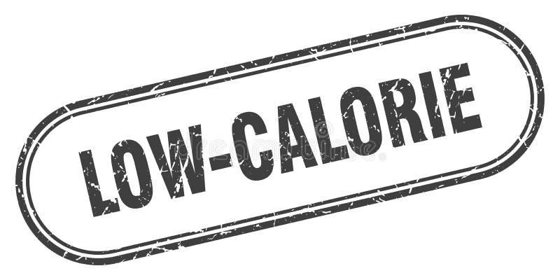 Low-calorie Stamp. Low-calorie Round Vintage Grunge Label Stock Vector ...