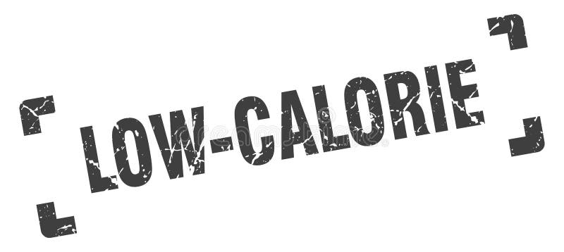 Low-calorie Stamp. Low-calorie Round Vintage Grunge Label Stock Vector ...
