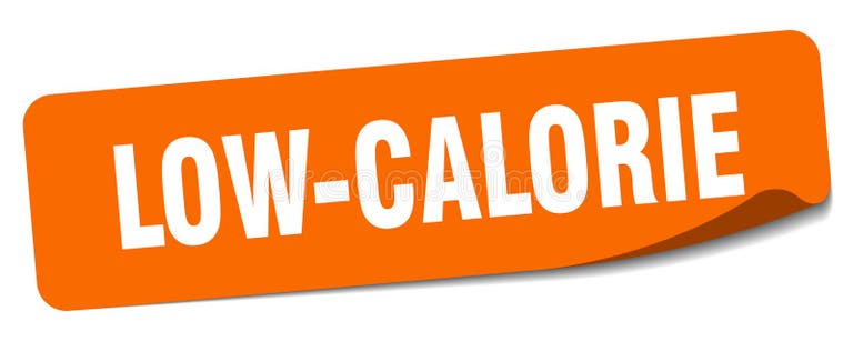 Low-calorie Sticker. Low-calorie Label Stock Vector - Illustration of ...