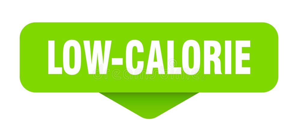 Low-calorie Sticker. Low-calorie Sign on Transparent Background Stock ...