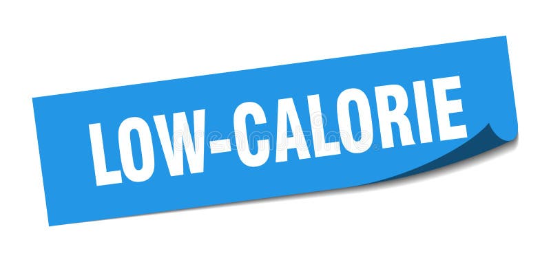 Low-calorie Sticker. Low-calorie Square Isolated Sign Stock Vector ...