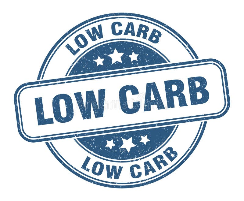 Low Carb Stamp. Low Carb Label. Round Grunge Sign Stock Vector ...