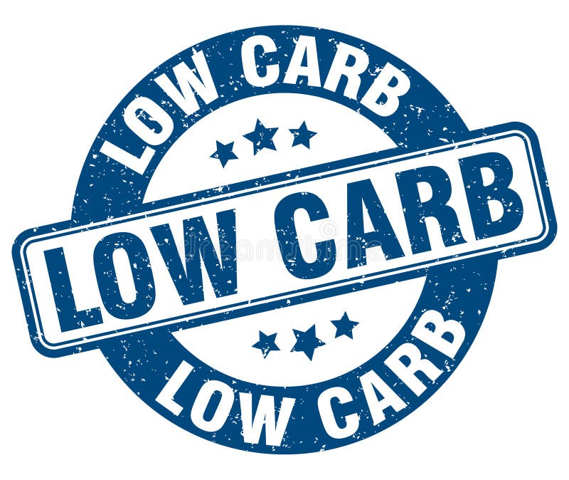 Low Carb Stamp. Low Carb Label. Round Grunge Sign Stock Vector ...