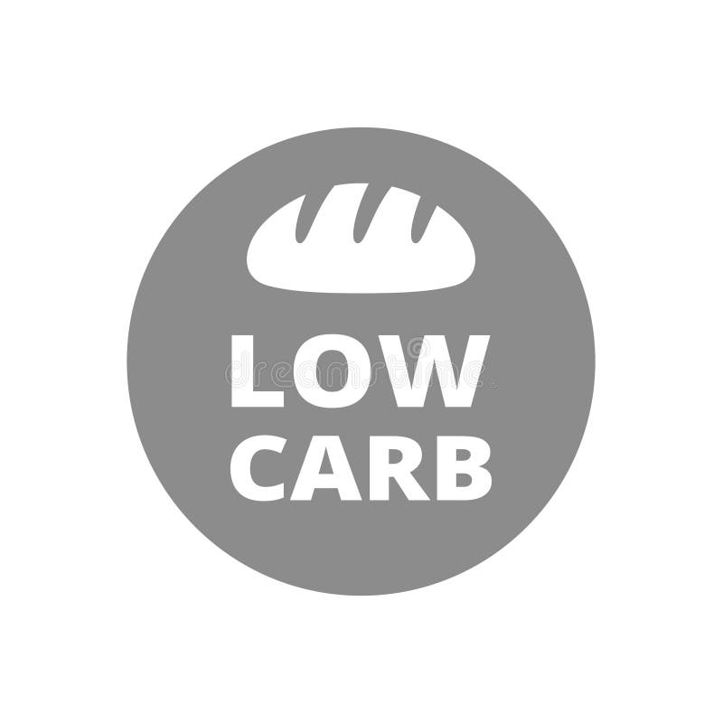 Low carb vector label stock illustration. Illustration of stamp - 344751598