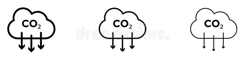 Low Carbon Dioxide Icon Vector Stock Vector - Illustration of graphic ...