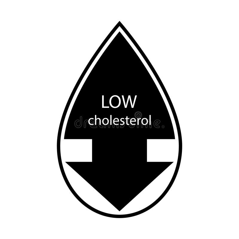 Low Cholesterol Icon Design Stock Illustration - Illustration of level ...
