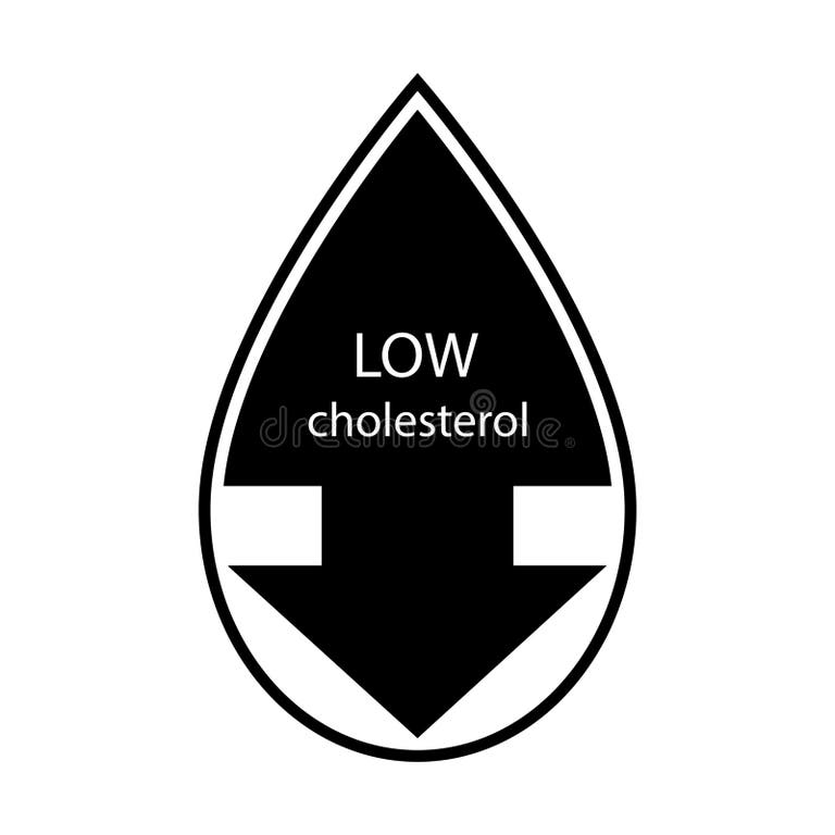Low Cholesterol Icon Design Stock Illustration - Illustration of level ...