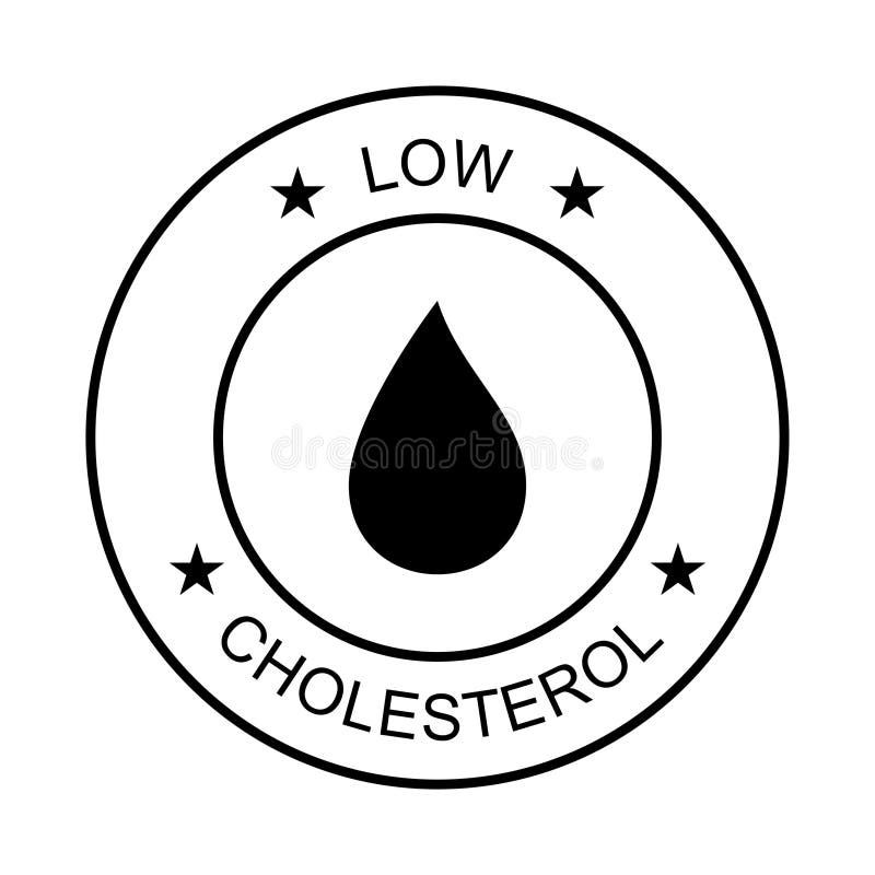 Low Cholesterol Icon Design Stock Illustration - Illustration of icon ...