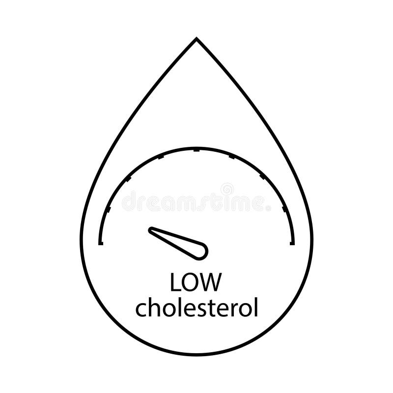 Low Cholesterol Icon Design Stock Illustration - Illustration of ...