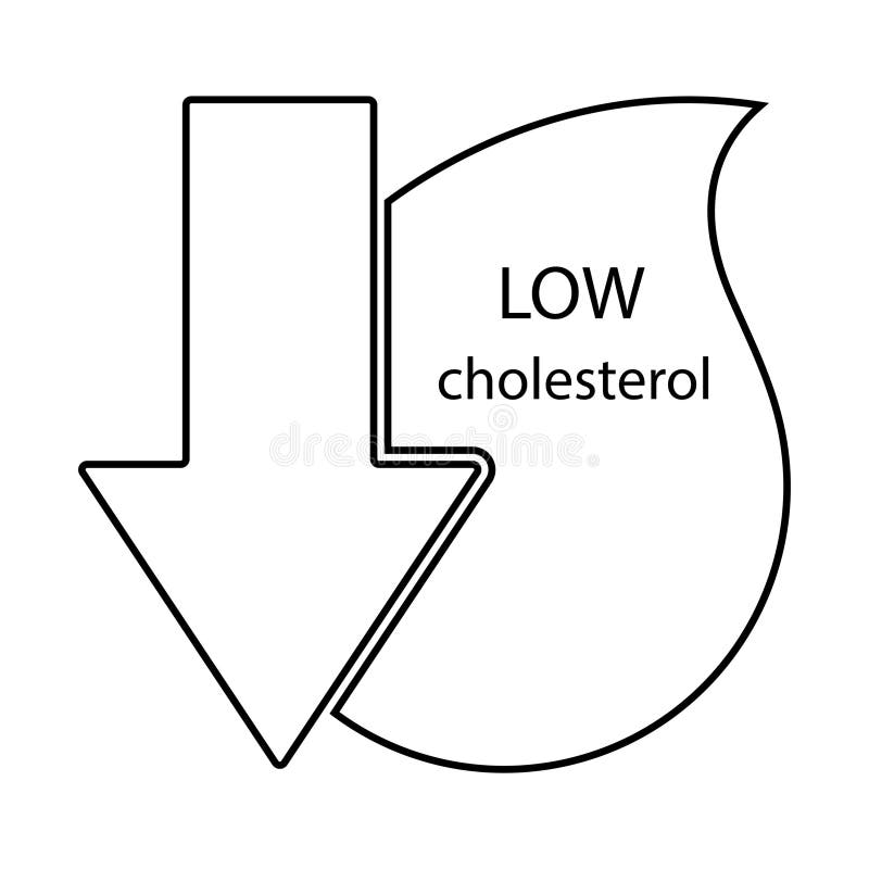 Low Cholesterol Icon Design Stock Illustration - Illustration of ...