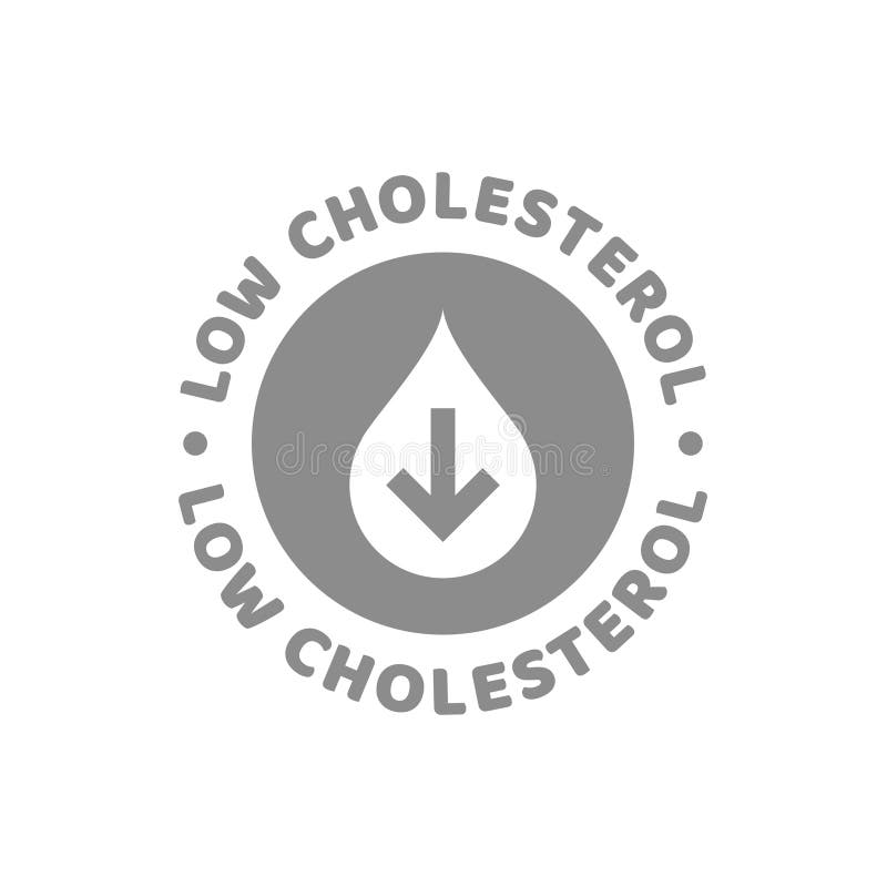 Low Cholesterol Vector Label Stock Illustration - Illustration of label ...