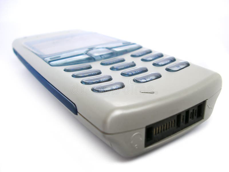 Low Class Cell Phone. Blue-gray Colors Stock Photo - Image of ...