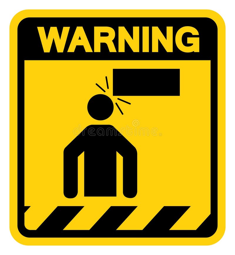 Low Clearance Warning Sign, Vector Illustration, Isolate on White ...