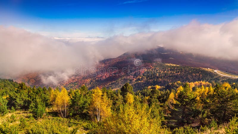 Low Clouds on Mountain Voras Stock Image - Image of nature, high: 79817557