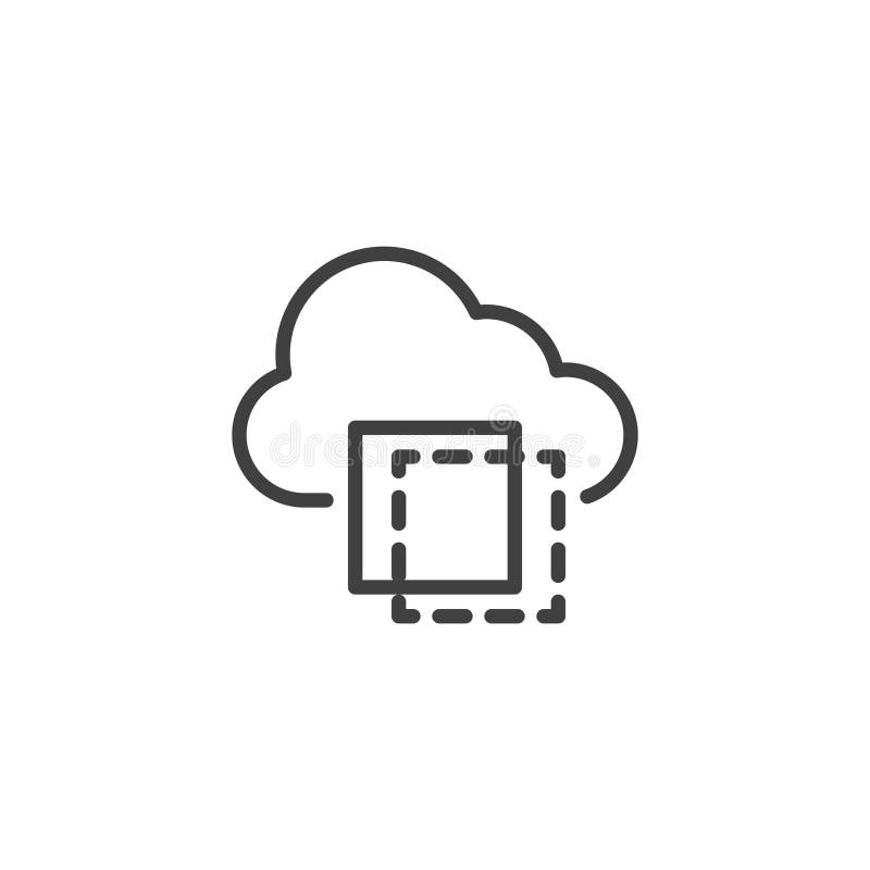 Cloud Platform Outline Icon Stock Illustrations – 2,984 Cloud Platform Outline Icon Stock ...