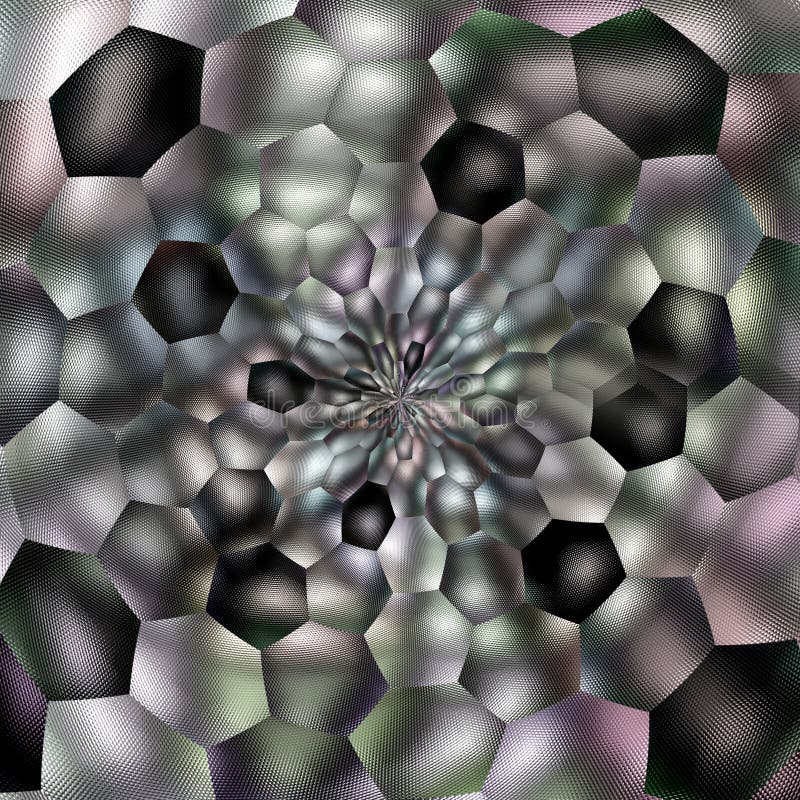 Low Color 3D Abstract Shapes Blurs Background Stock Illustration ...