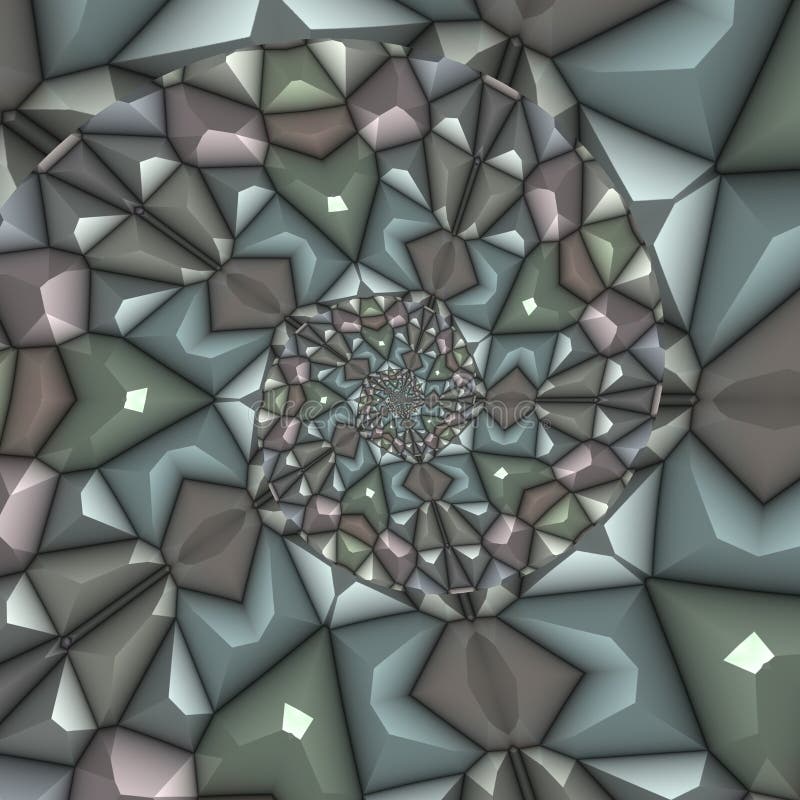 Low Color 3D Abstract Shapes Blurs Background Stock Illustration ...