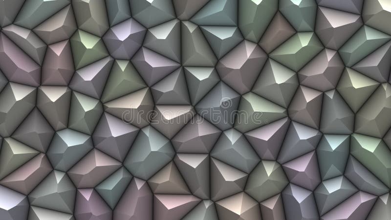 Low Color 3D Abstract Shapes Blurs Background Stock Illustration ...