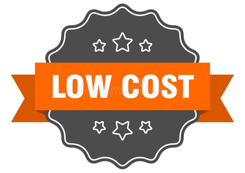 Low cost label stock vector. Illustration of template - 194916918