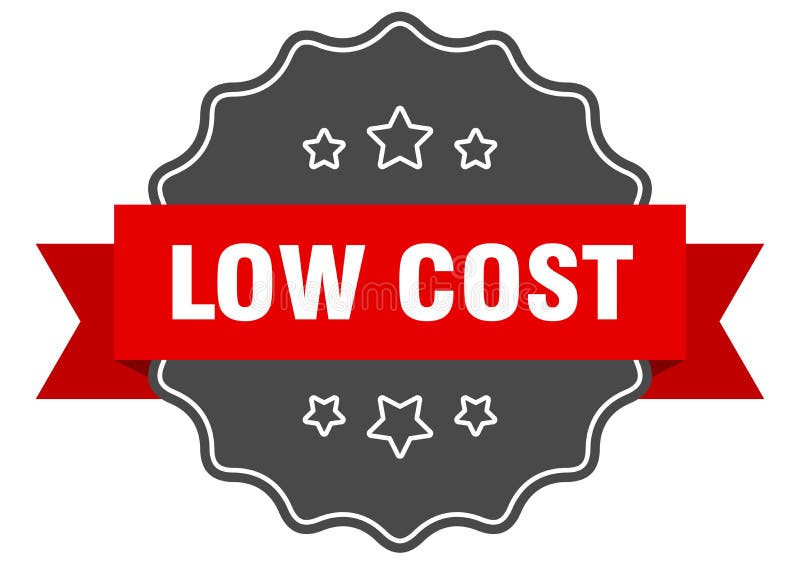 Low cost label stock vector. Illustration of emblem - 194920589