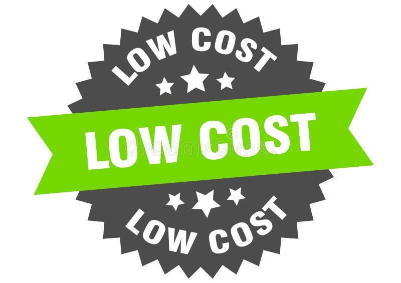 Low Cost Sign. Low Cost Circular Band Label. Low Cost Sticker Stock ...