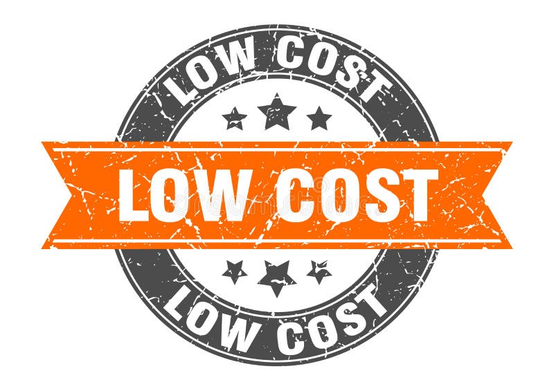 Low cost stamp stock vector. Illustration of white, background - 122202585