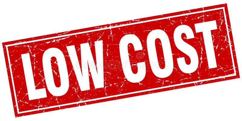 Low cost stamp stock vector. Illustration of seal, retro - 124942804