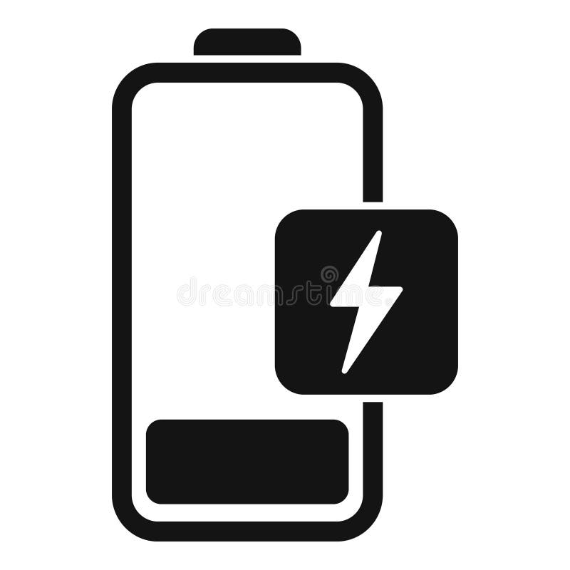 Low Energy Battery Flow Icon Simple Vector. Electric Power Stock Vector ...