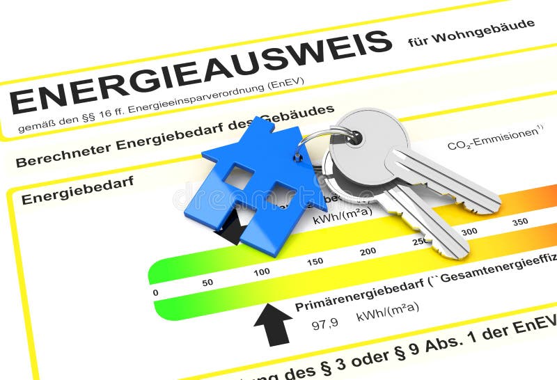 The low-energy house stock illustration. Illustration of ecology - 48461275