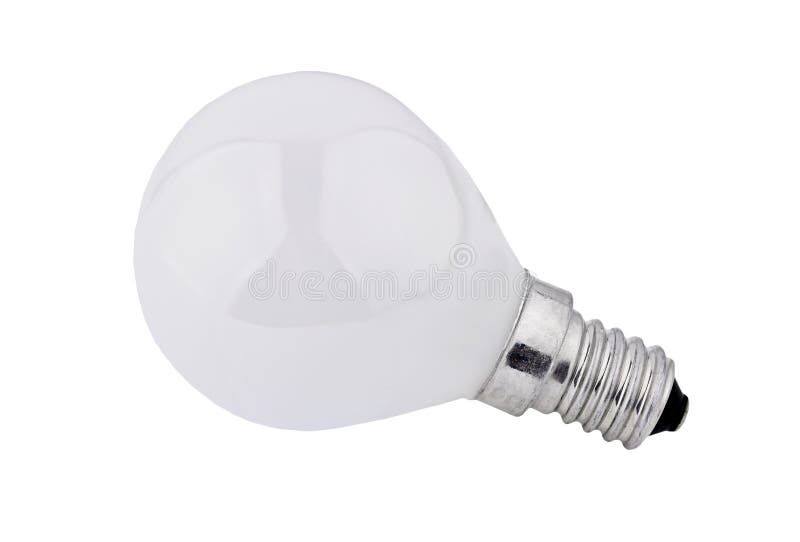 LED bulb on white stock image. Image of efficiency, light - 315949837
